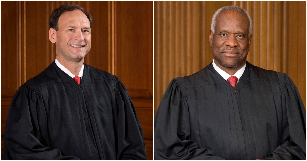 Supreme Court Justice Samuel Alito and Justice Clarence Thomas