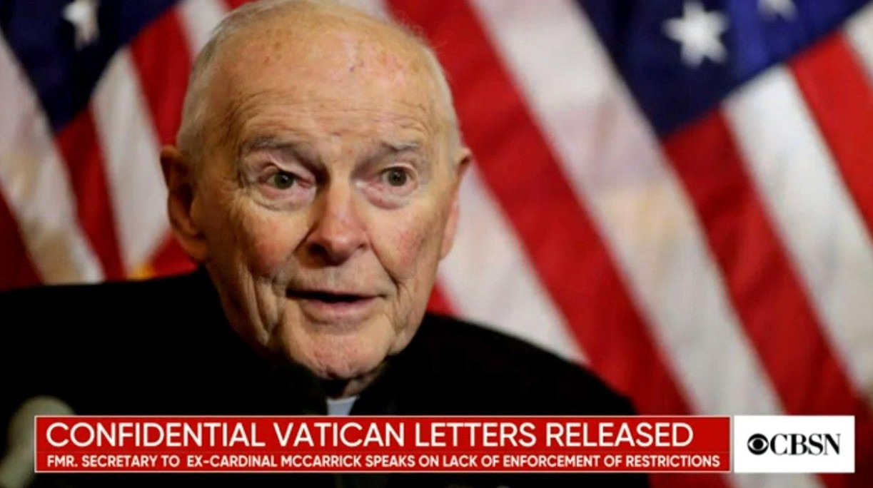 Defrocked American Cardinal Theodore McCarrick. Complicit Clergy