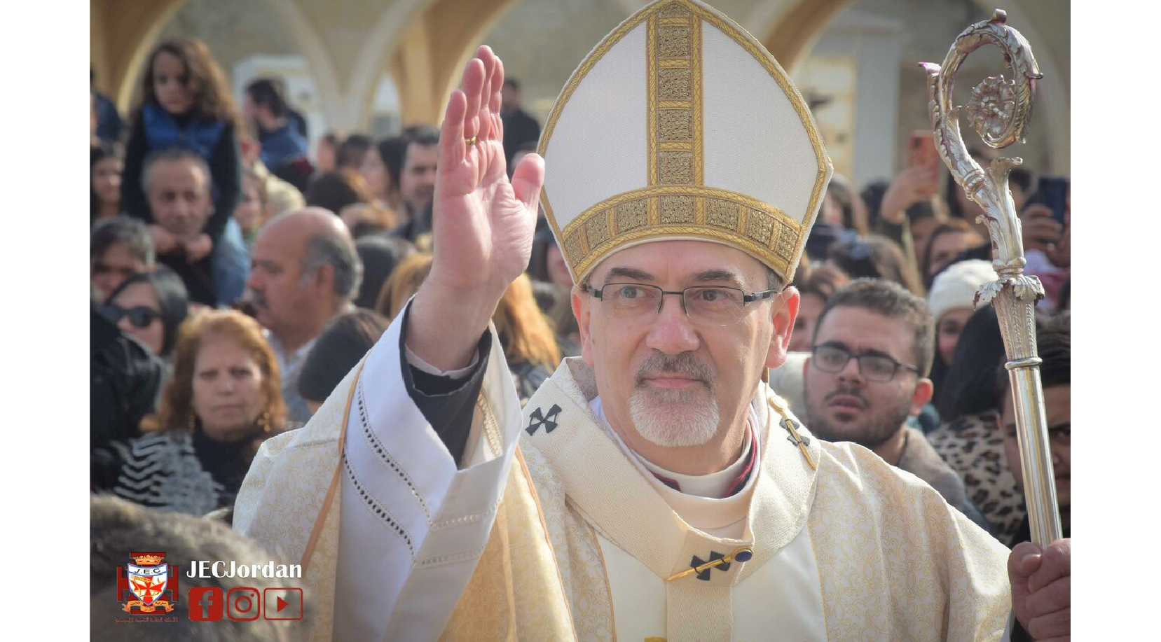 Cardinal Pierbattista Pizzaballa, Latin Patriarch Of Jerusalem. Photo ...