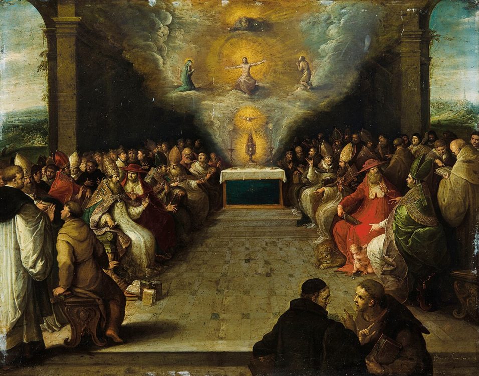 Frans_Francken. "eDisputation of the Holy Sacrament". Image from ...